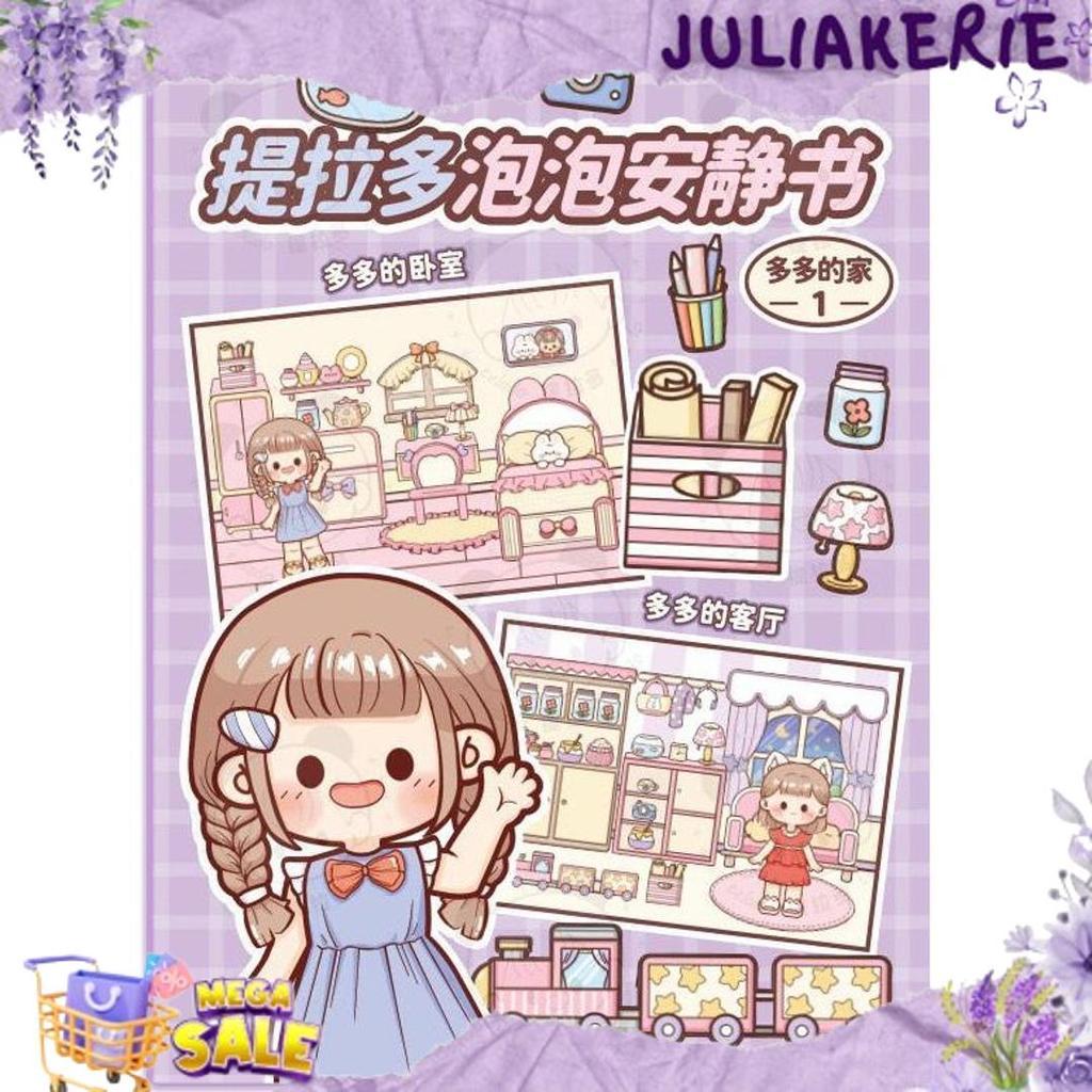 Jual Buku Stiker Quite Book Telado Dodojam Bubble Sticker 3D Home DIY ...