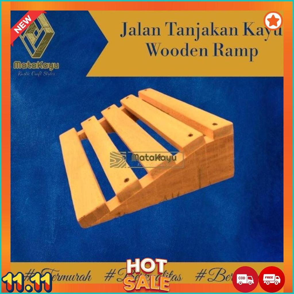 Jual Wooden Ramp Tanjakan Sepeda Motor Kayu 25 Cm Jembatan Tanjakan ...