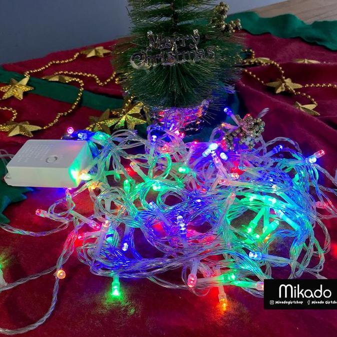 Jual Christmas Lampu LED String 10 meter / Lampu Pohon Natal ...