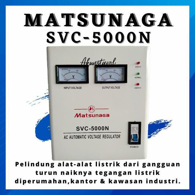 Jual HARGA DISC - Stavolt Matsunaga SVC-5000N - Stabilizer Listrik ...