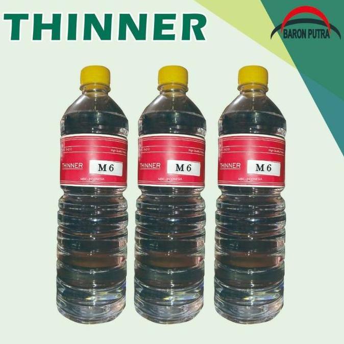 Jual $$] THINNER M6 1 LITER (PENGENCER LAK MERAH) | Shopee Indonesia