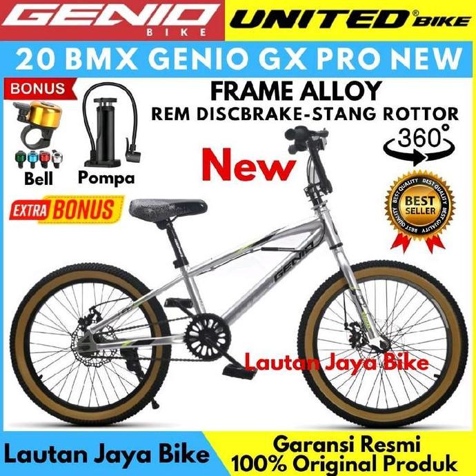 Jual Sepeda Bmx 20 Genio Gx Pro Frame Alloy Gx01 By Unitedbike | Shopee ...