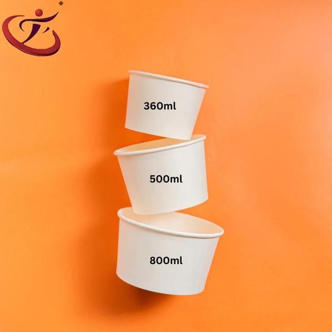Jual Yxwrg- Mangkok Paperbowl + Tutup Merk Nesto - Paper Bowl 360 500 ...