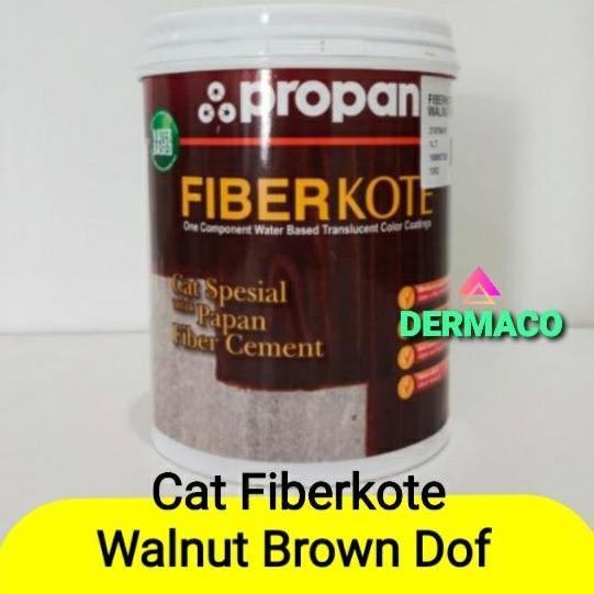 Jual Cat Fibersemen GRC 1 Liter / Cat Propan Walnut Dof 8307 / Lisplang ...