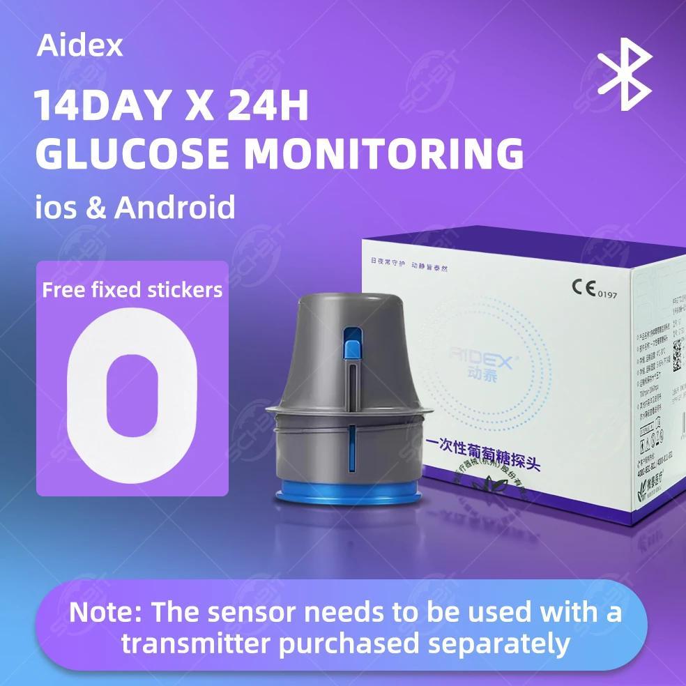 Jual Aidex 14 days Dynamic Blood Glucose Monitoring CGMS Non invasive ...