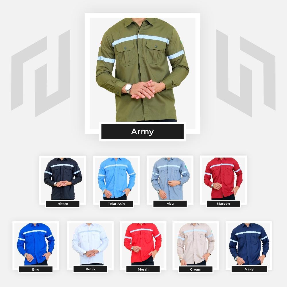 Jual NIKMATI PRODUK INI Baju Wearpack Kemeja Safety K3 Proyek Tambang ...