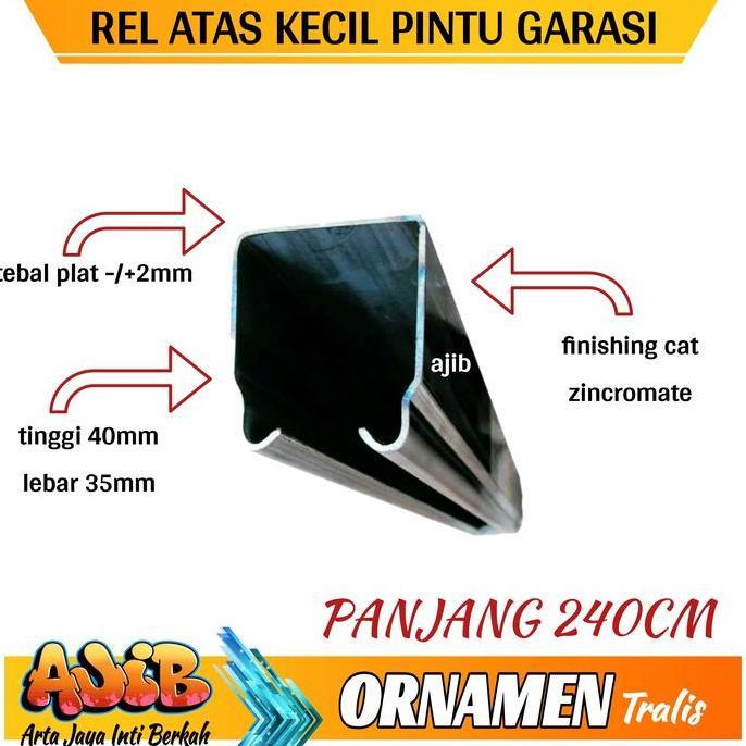 Jual rel atas pintu garasi ukuran kecil atau haski panjang 240cm ...