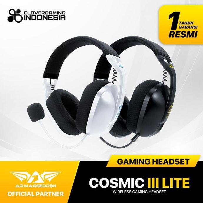 Jual Armaggeddon Cosmic III Lite Bluetooth Wireless Gaming Headset 2.4G ...