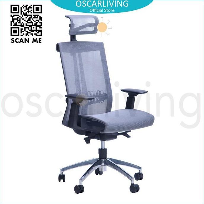 Jual Terlaris Kursi Kantor/Kursi Direktur Chairman Pullman HN - Grey ...