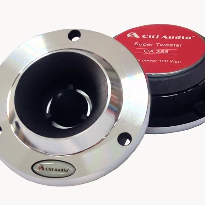 Jual DI6 >> TWEETER 4 INCH CITI AUDIO 100 WATT TITANIUM SUPER BULLET ...