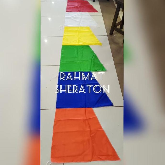 Jual Ready umbul2 warna warni model zigzag ukuran 3 meter | Shopee ...