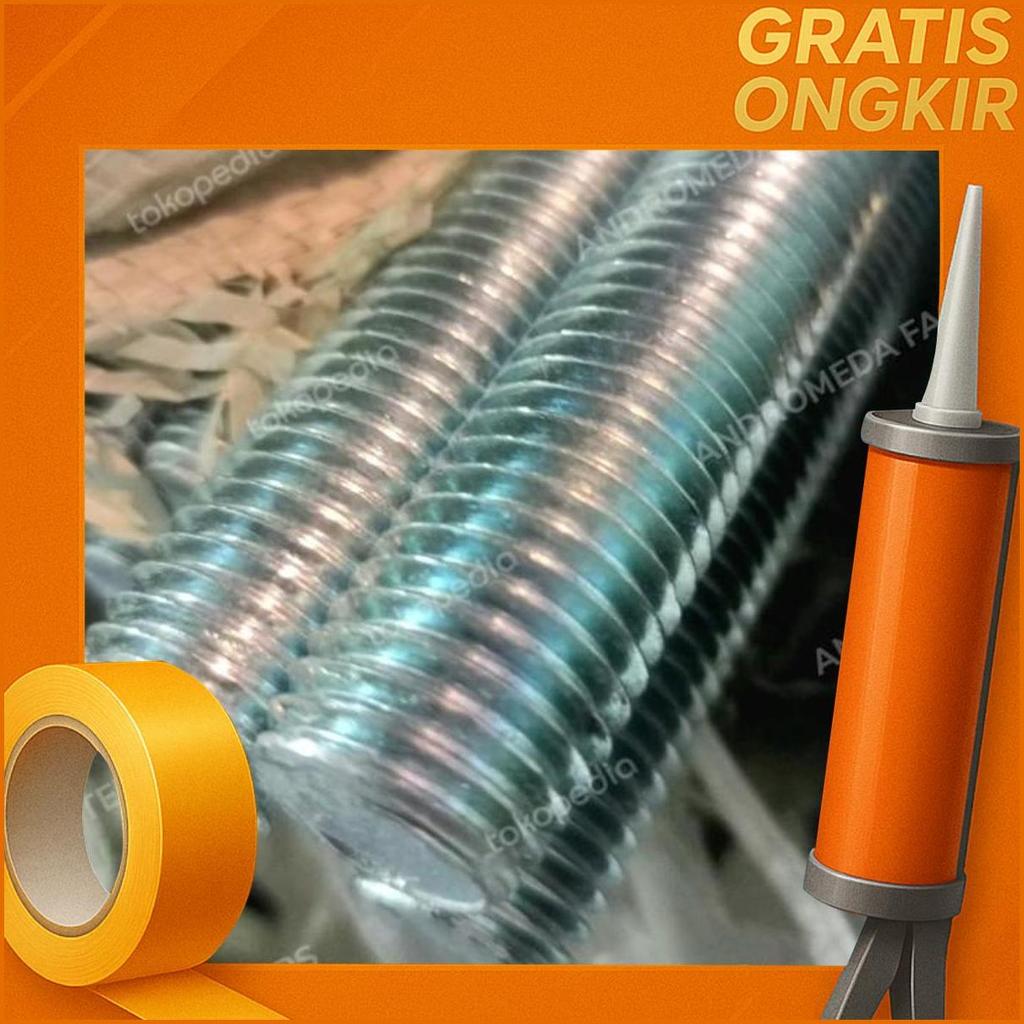 Jual As Drat Putih M16 / Long Drat Galvanis M16 / Asdrat Putih M16 ...