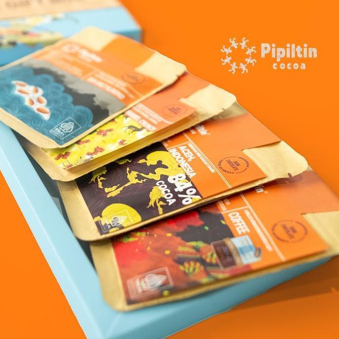 Jual ENDANGSELLER - PIPILTIN COCOA CHOCOLATE BAR GIFT BOX 4 X 35G ...