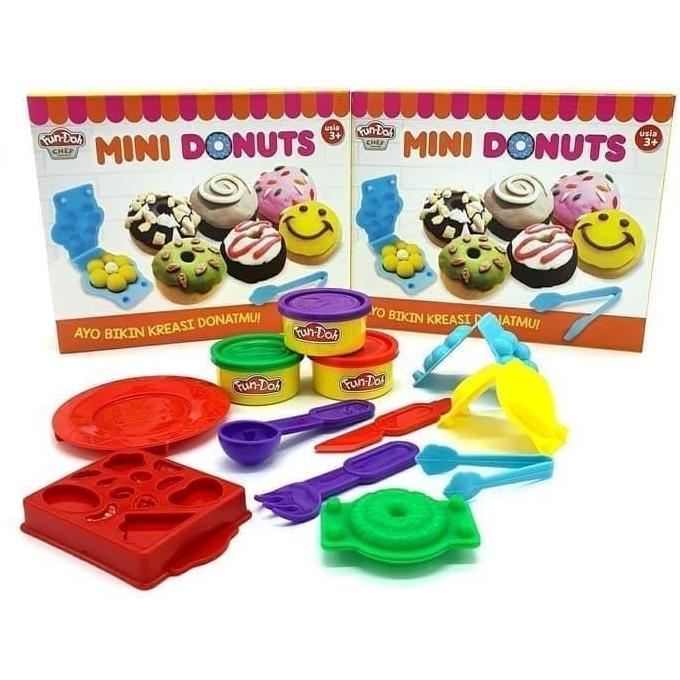 Jual Fun Doh Mini Donuts - Mainan Lilin Anak FunDoh / PlayDoh 28056 ...