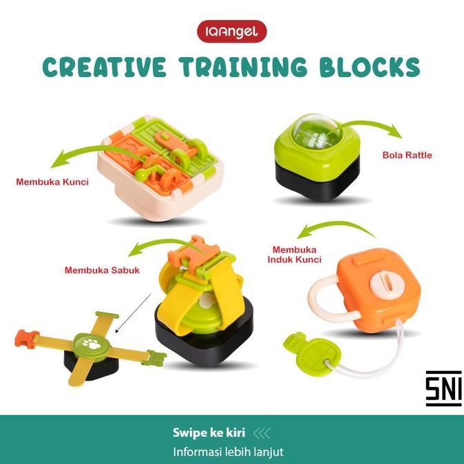 Jual IQ Angel - Creative Training Blocks Set A / Tactiles Sensory Play ...