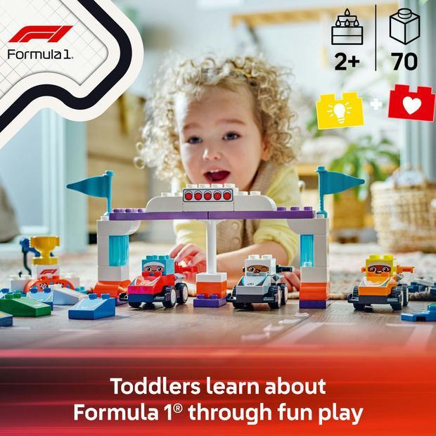 Jual NEW STOCK !!!! LEGO DUPLO 10445 F1 Team Race Cars & Drivers (70 ...