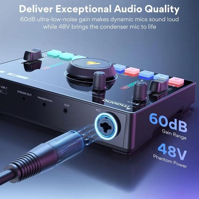 Jual MAONO AMC2 NEO Professional Soundcard Audio Interface One Stop ...