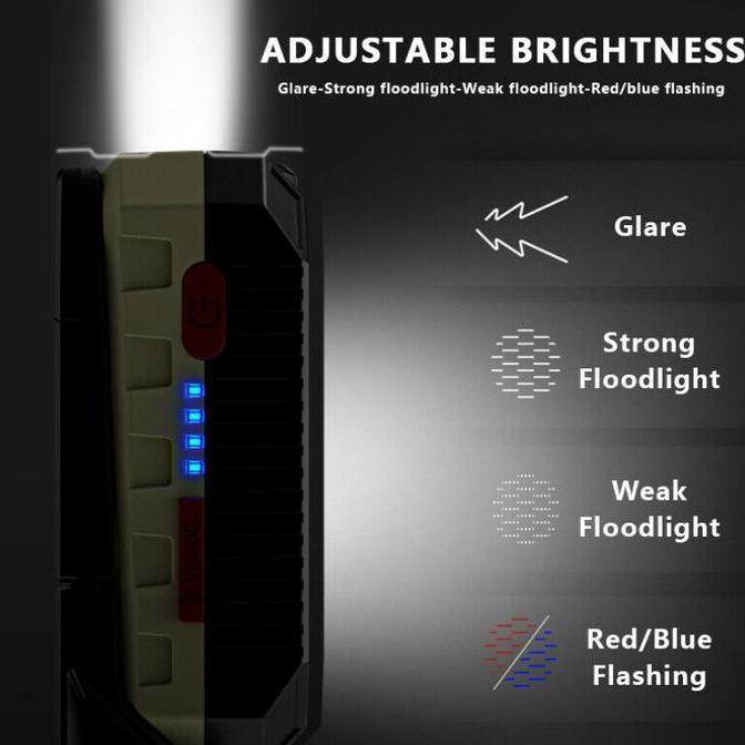 Jual Lampu Emergency Portable COB Multifungsi Senter Sorot Led Super ...