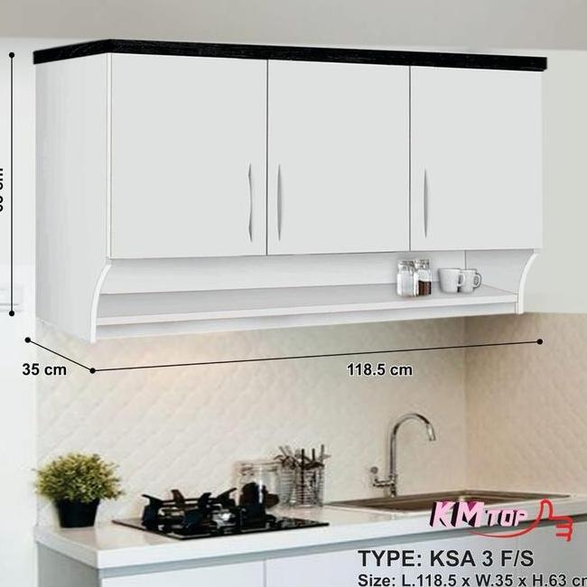 Jual Kitchen Set Atas Minimalis Rak Gantung Dapur Rak Dinding Atas ...