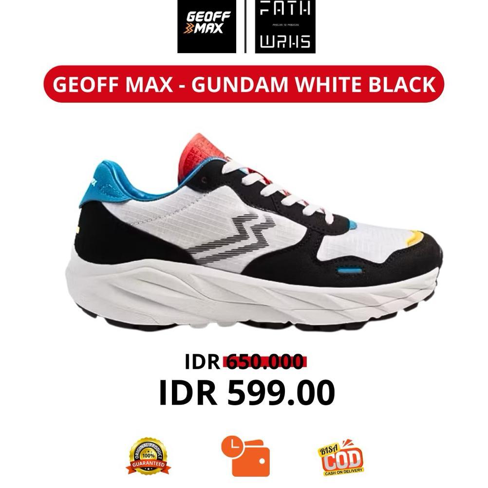 Jual Sepatu Geoff Max X Gundam Original - Wolf Vicious RX-78-2 White ...