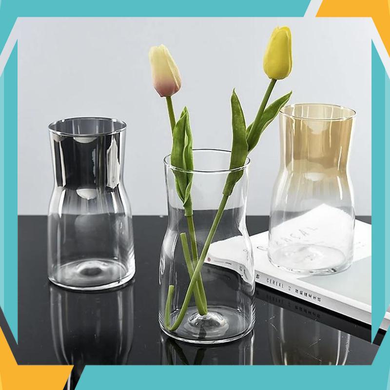 Jual Vas Kaca Tinggi Tempat Bunga Tabung Bening Pot Tanaman Glass Pryce ...