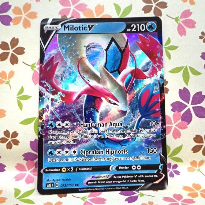 Jual milotic V RR sc1b | 073/153 pokemon tcg indonesia RESTOCK ...