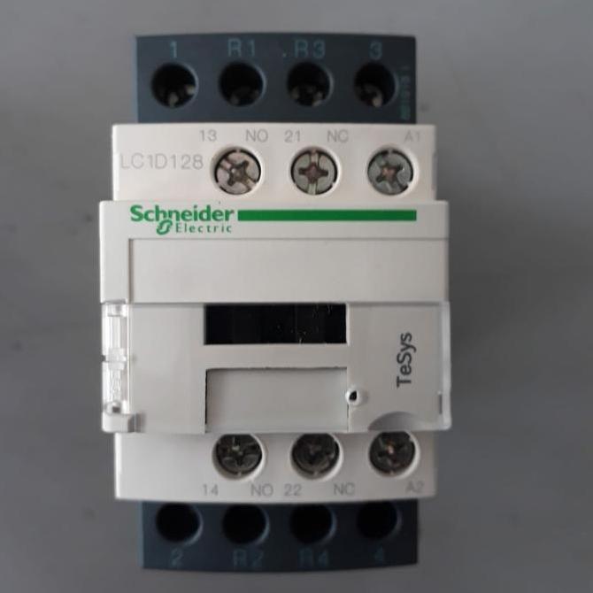 Jual NEW Kontaktor LC1D128 Koil AC Schneider Contactor LC1D128 E7 48VAC ...