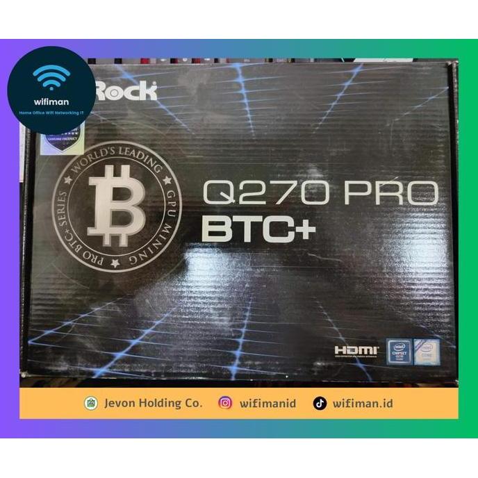 Jual Asrock Q270 PRO BTC+ Mining Motherboard 13 Slot Intel LGA 1151 Gen ...