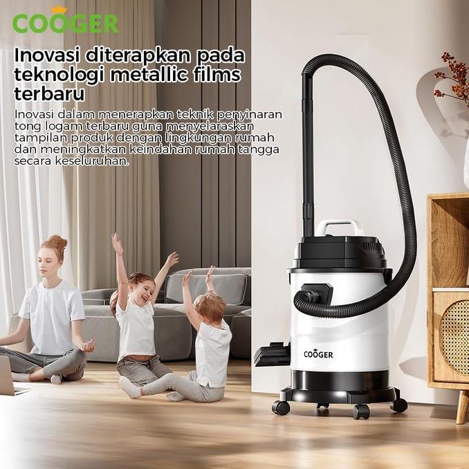 Jual [Cod] Cooger Vacuum Cleaner Wet & Dry 18L Cuci Kasur 14In1 Vacum ...