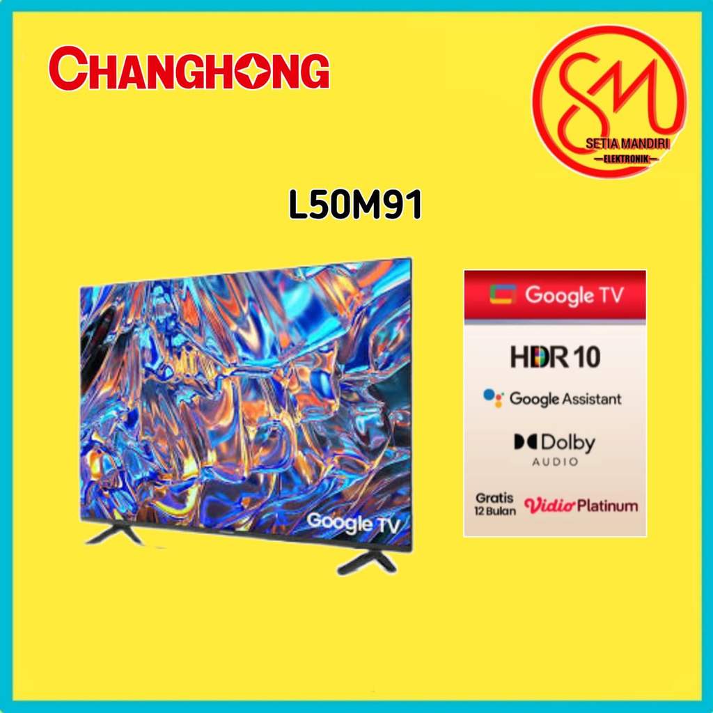Jual [NEW LAUNCH] Changhong TV 50 inch FHD Google Smart Digital TV ...