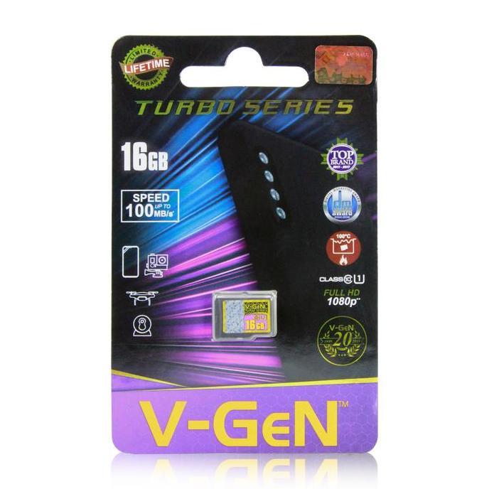 Jual New- Micro SD 16gb 32gb 64gb 128gb 256gb Turbo Class 10 VGEN Memory VGEN | Shopee Indonesia