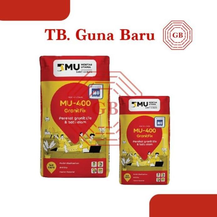 Jual MU 400 Mortar Utama MU-400 GranitFix Perekat Granite Tile dan Batu ...