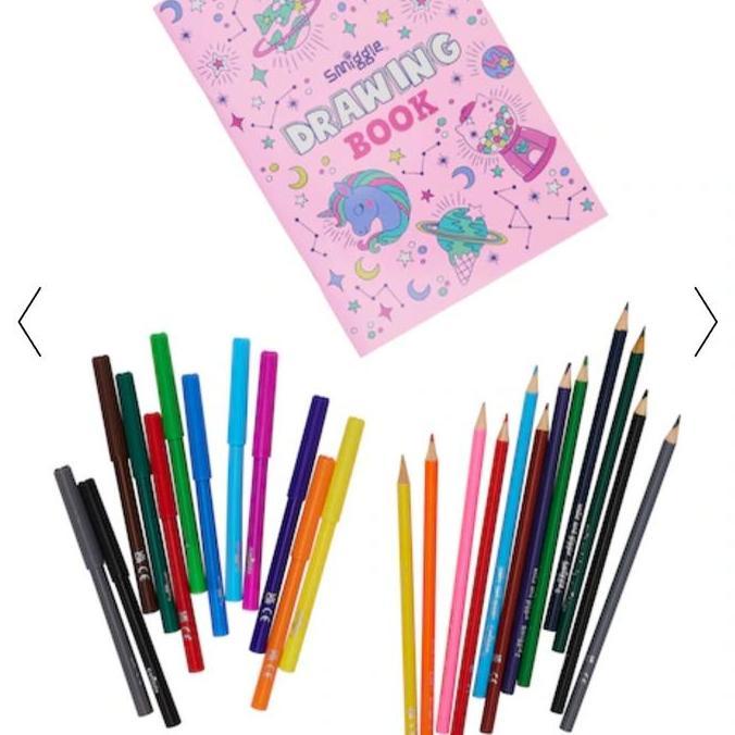 Jual Original Smiggle KL - Draw Anywhere kit 26 pieces pink unicorn ...