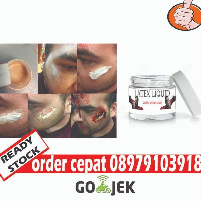 Jual LATEX CAIR MAKE UP ZOMBIE MAKE UP SFX LUKA HALLOWEEN MAKE UP HANTU ...