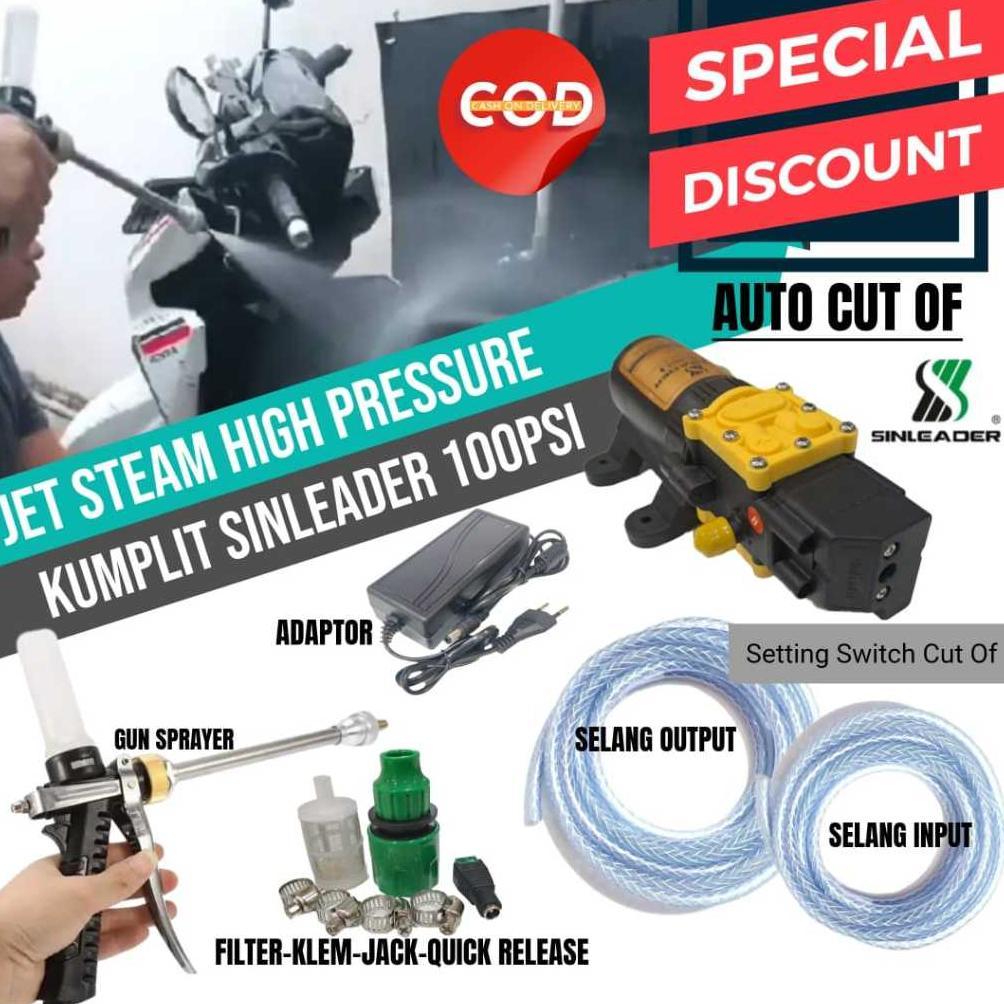 Jual High pressure Alat cuci steam motor mobil Ac Auto cut of / Dinamo ...