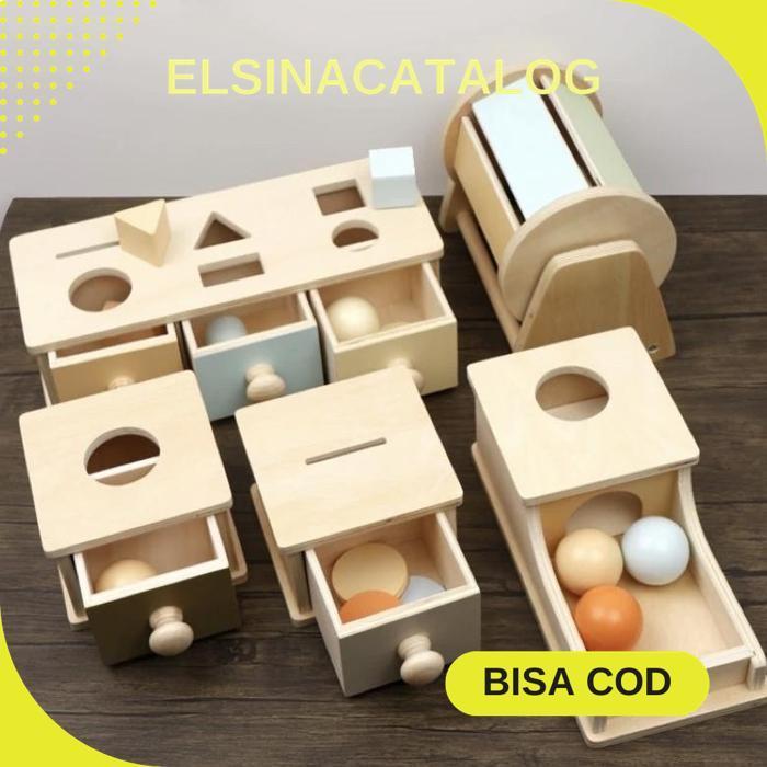 Jual JPF-1015 OKK-1520 KT78 baby montessori toys macaroon color coin ...