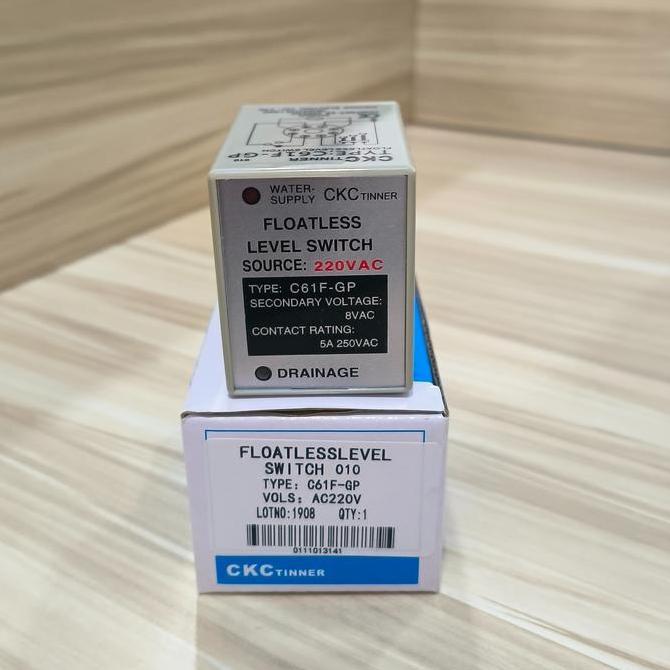 Jual floatless level switch Water Level Controller C61F-GP AC 220V CKC ...