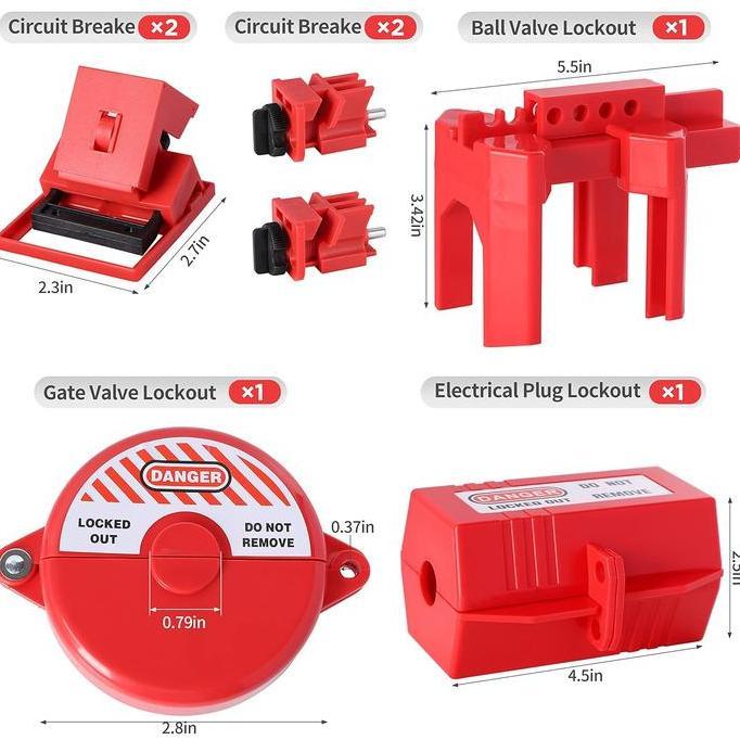 Jual NANA Lockout Tagout Kit,Loto Kit Safety Padlock+Loto Hasp ...
