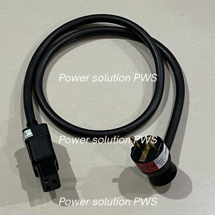 Jual Kabel Power UPS C19 EU / C19 to Europe Tebal Kabel 3x 2.5 mm2 1M ...