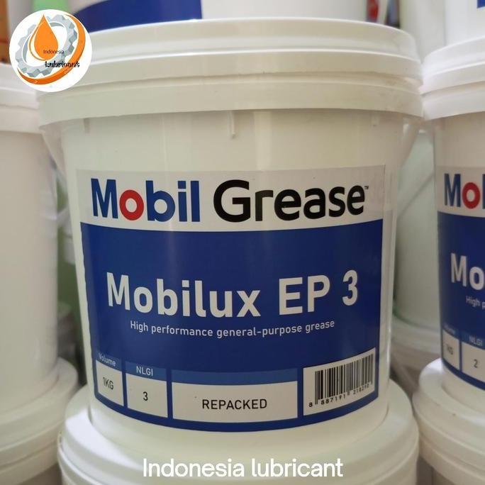 Jual Mobilux EP 3 Grease Lhitium General purpose NLGI 3 pail 1kg ...