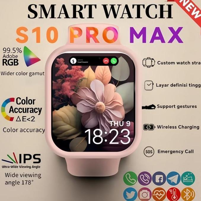 Jual Official Smartwatch S10 Pro Max 100%baruOriginal Mendukung operasi ...