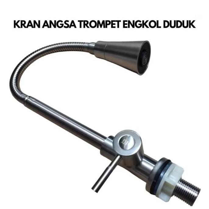 Jual SU - Kran Angsa DUDUK Kepala Terompet / Kran Angsa Fleksibel Kran ...