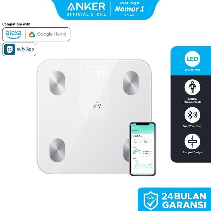 Jual Eufy Weighing Scales for Body Weight, Digital Bathroom Scales with ...