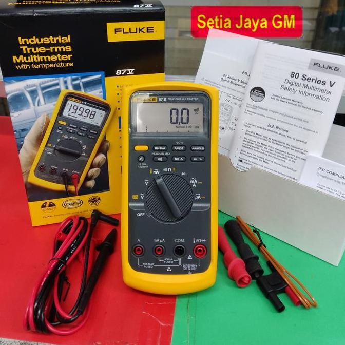 Jual FLUKE 87V DIGITAL TRUE RMS MULTIMETER - ALAT UKUR LISTRIK ORIGINAL ...