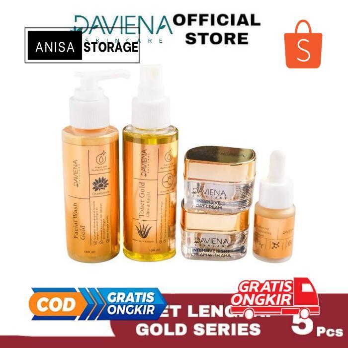 Jual fj-44 Daviena Skincare - Paket Gold Series Daviena Skincare ...