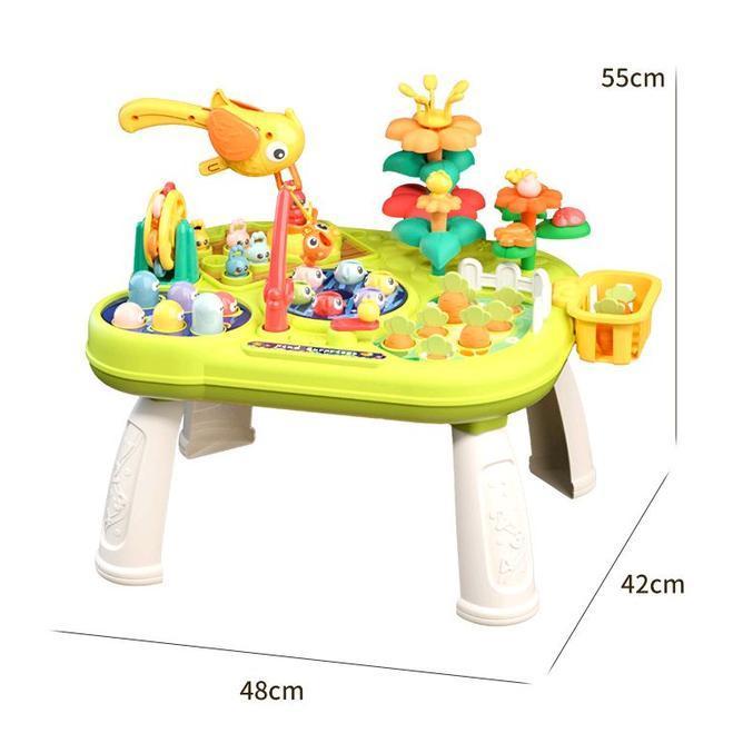 Jual Mainan Meja Edukasi Anak Bayi Balita Farm Amusement Park Table ...