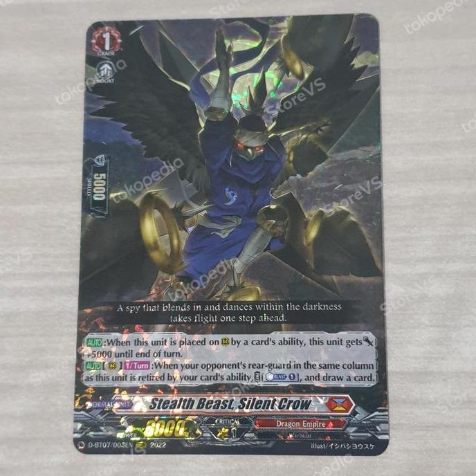 Jual Stealth Beast, Silent Crow RRR D-BT07/003 - Vanguard EN ASLI ...