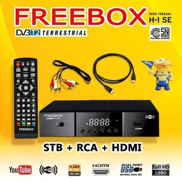 Jual STB Set top box FREEBOX H-1 SE TAMPILAN ANDROID DOUBLE USB CHIPSET ...