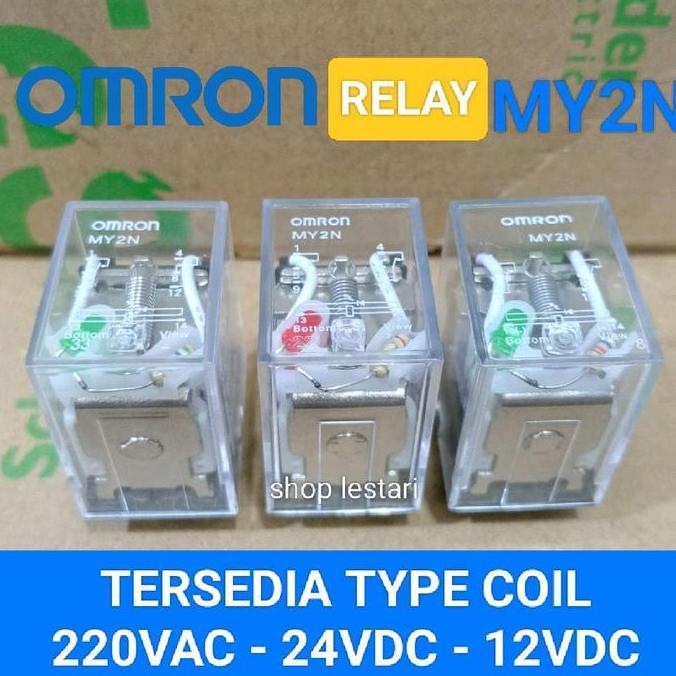 Jual Relay omron my2 my2n my2n-j 24vdc 8kaki 5a original BEST QUALITY ...