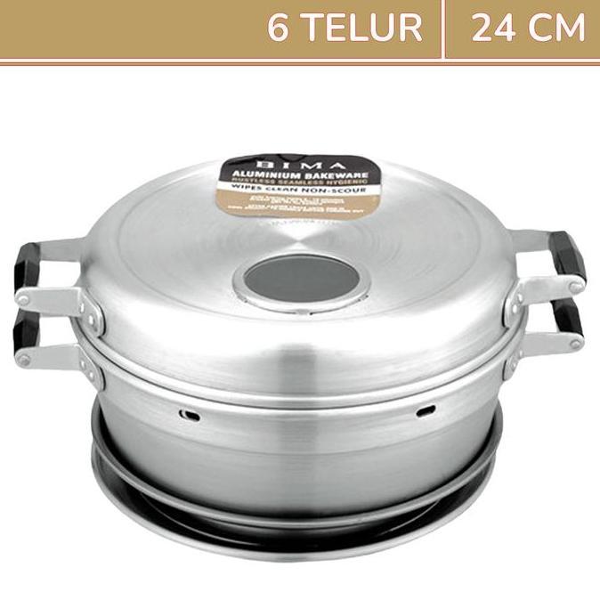 Jual Baking Pan 24 CM BIMA Untuk 6 Telur Baking Pan Kompor (Tanpa Oven ...